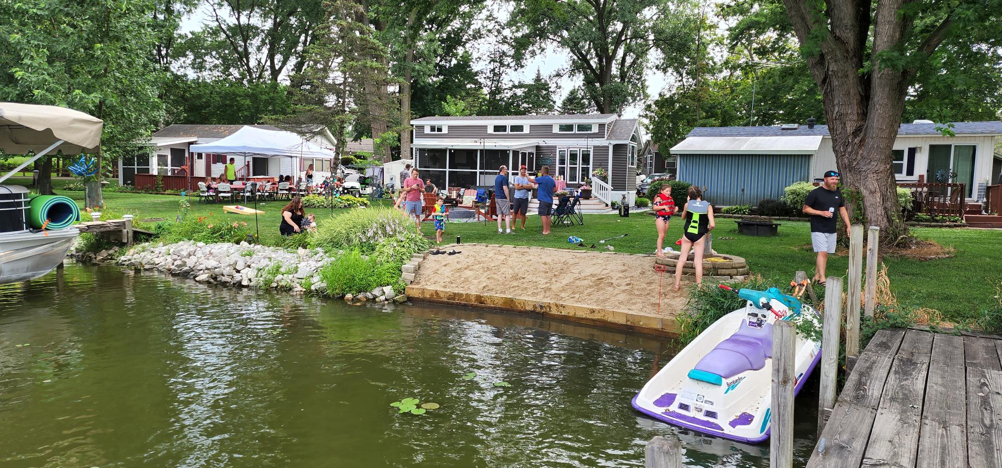 Gallery « The Island | Northern Illinois Permanent Park Model Camping